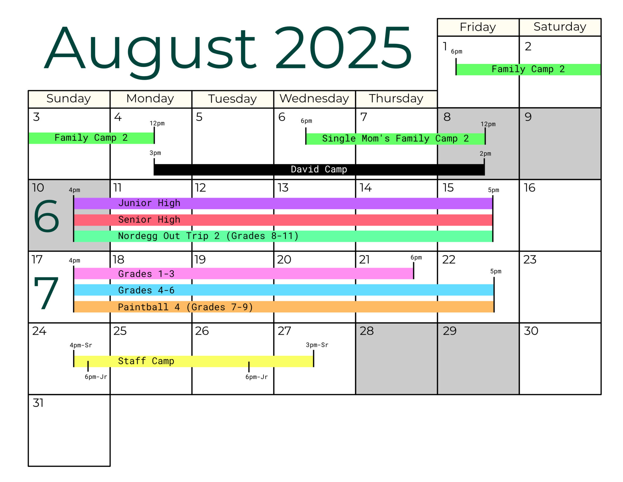 Camp Nakamun Summer Camps | Camp Nakamun